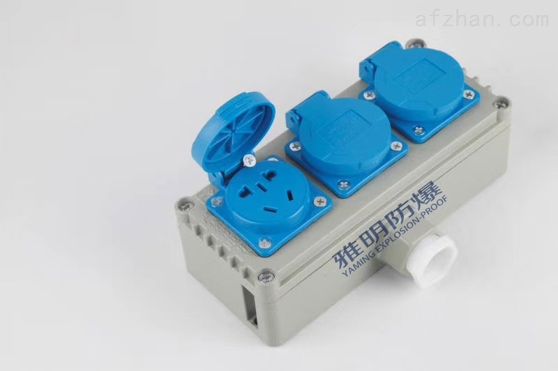 工业工程10a16a防爆插座 铸铝合金电源插排-86防爆插座盒-浙江雅明防爆科技有限公司
